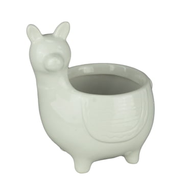 Llama Ceramic Plant Pot, 8-Inch - Walmart.com