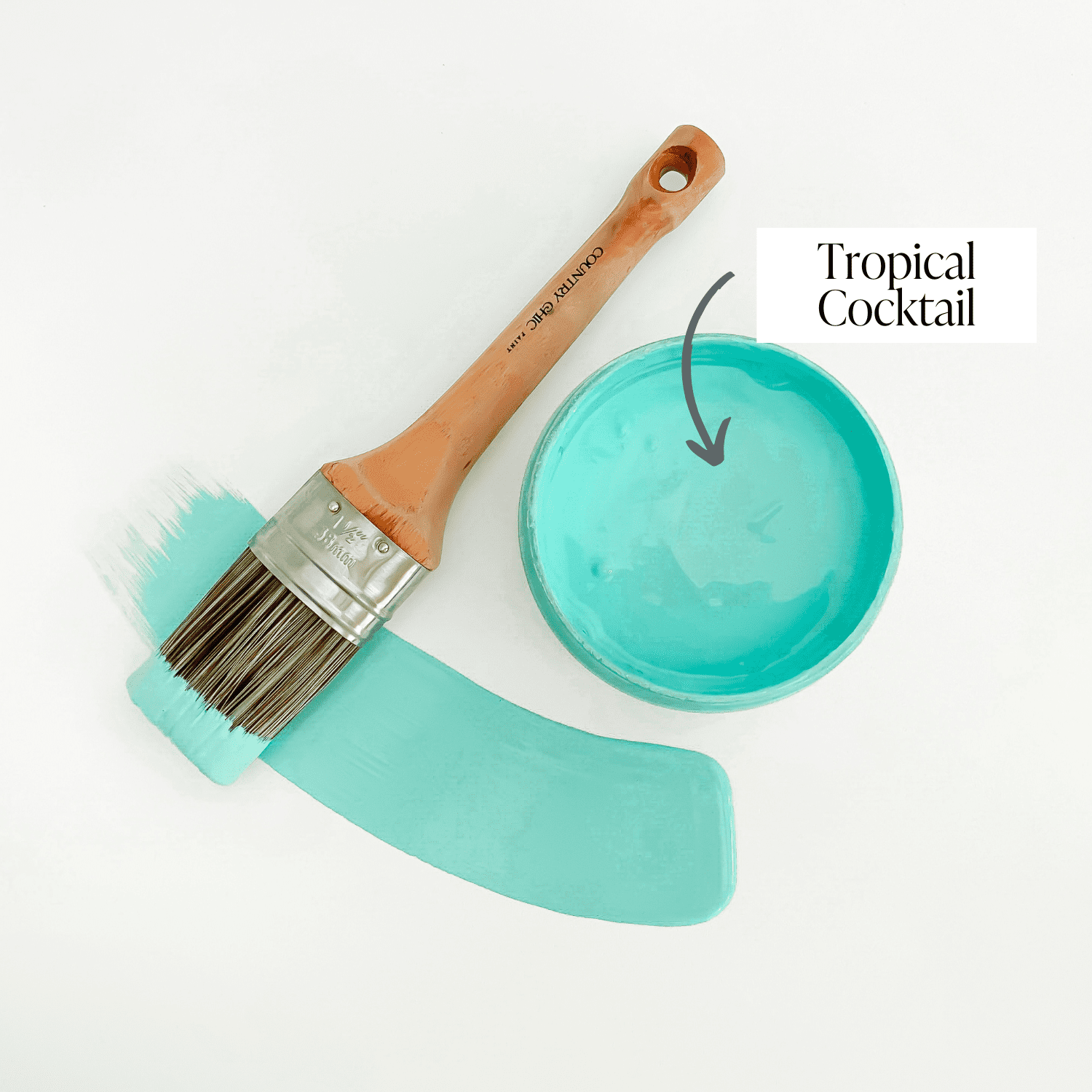 Country Chic Chalk Style Paint for Furniture, Tropical Cocktail, 4 fl ...