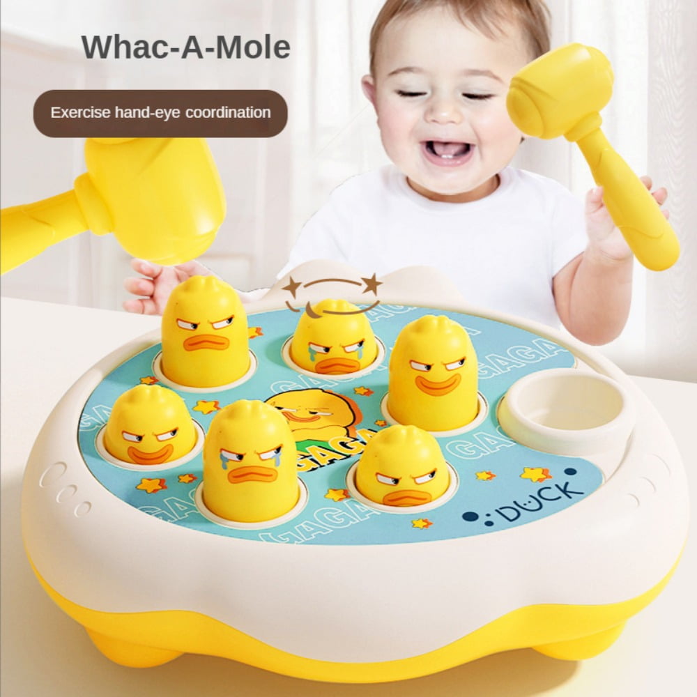 Cartoon Whac-A-Mole Montessori Baby Toys Toddler Educational Birthday ...