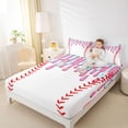 Castle Fairy Baseball Ice Cream Bed Sheets 4-Piece, Sport Theme Full ...