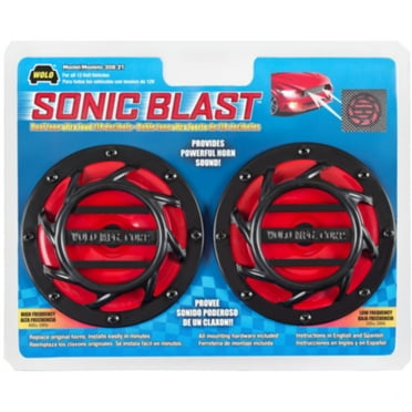 Hella Supertone Horn Kit 12V 300/500HZ Red (003399803 = 003399801 ...