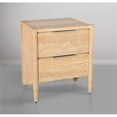 Maklaine Modern / Contemporary Night Stand in White Oak Finish ...