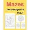 Spaghetti Maze For Kids Age 4-6 : Maze Activity Book for Kids. Great ...