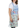 Mainstays Chef Kitchen Apron, 28" x 32" Floral Cotton Bib Apron with ...
