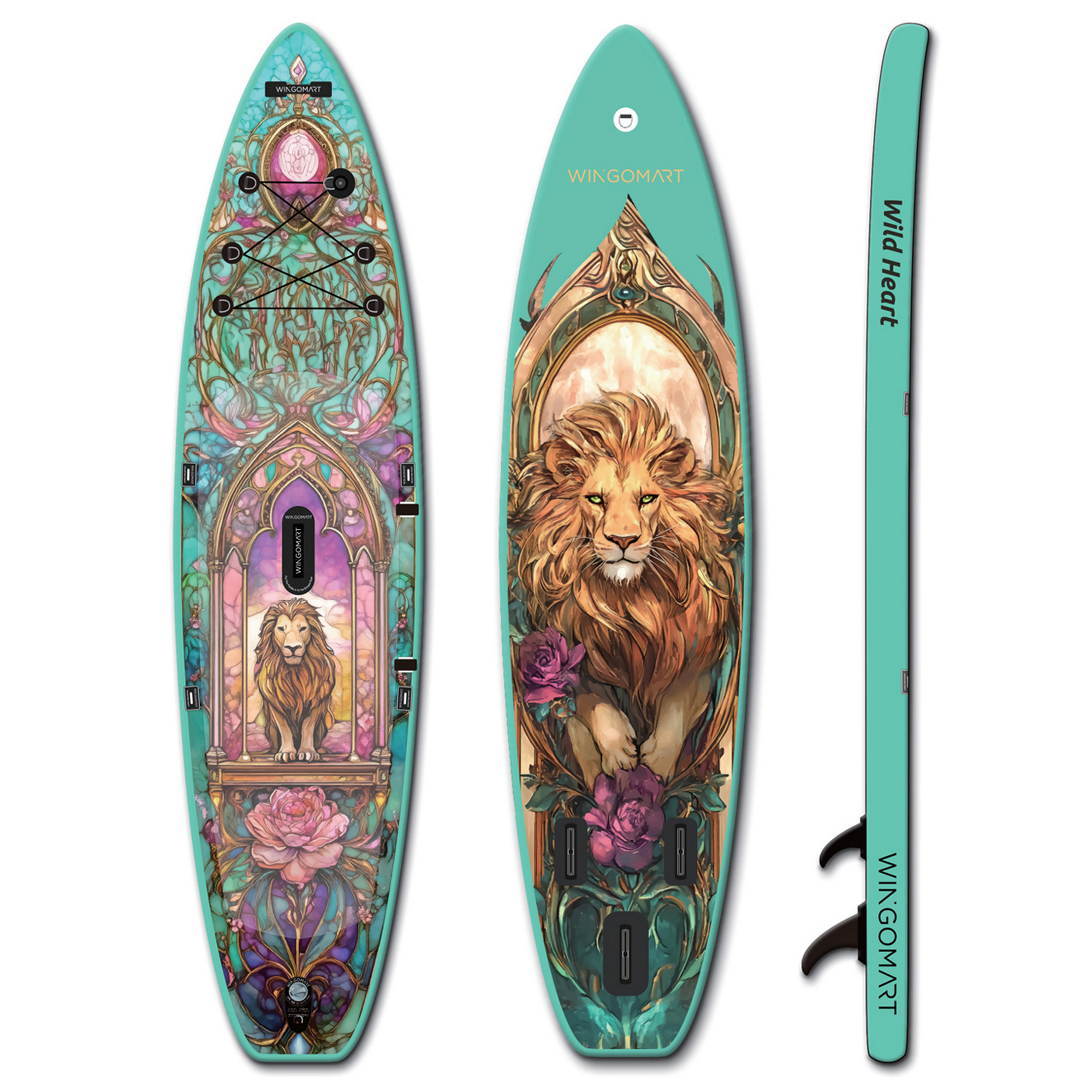 Click here for Wingomart Green Majestic Lion 11ft X 33 Super Wide... prices