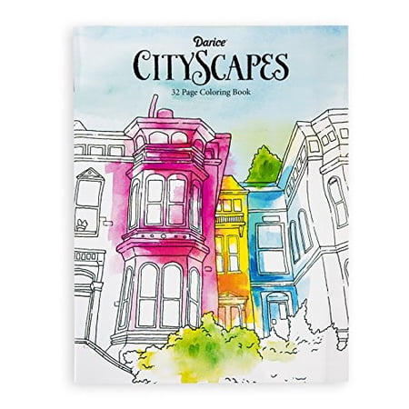 Darice 30000609 Cityscapes Theme Coloring Books for Adults | Walmart Canada