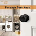 Interior Door Knobs Oil Rubbed Bronze 5 Pack Passage Closet Handles ...