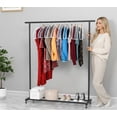 Smlper 12 Pack 12"H x 22"W x 2"D Clear Vinyl Shoulder Covers Closet ...