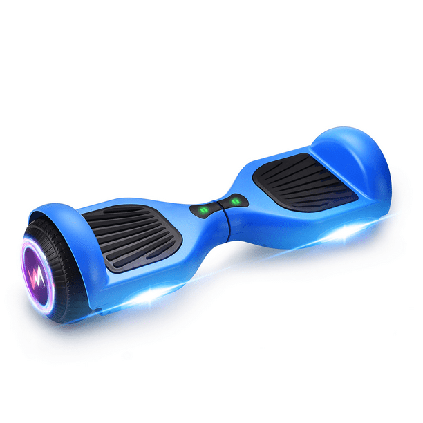 WEELMOTION Classic Blue Hoverboard with Music Speaker and LED Front ...