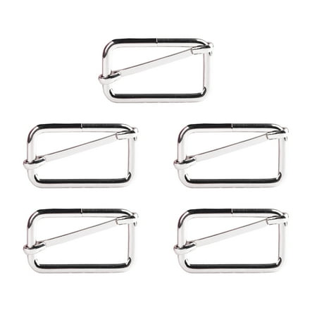 5 Pieces Belt Buckle Accessories Metal Adjustable Buckles Multi-Purpose ...