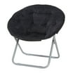 Mainstays Micro Suede Fabric Butterfly Folding Chair, Black - Walmart.com