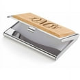Personalized Card Case - Wood Business Script Monogram - Walmart.com