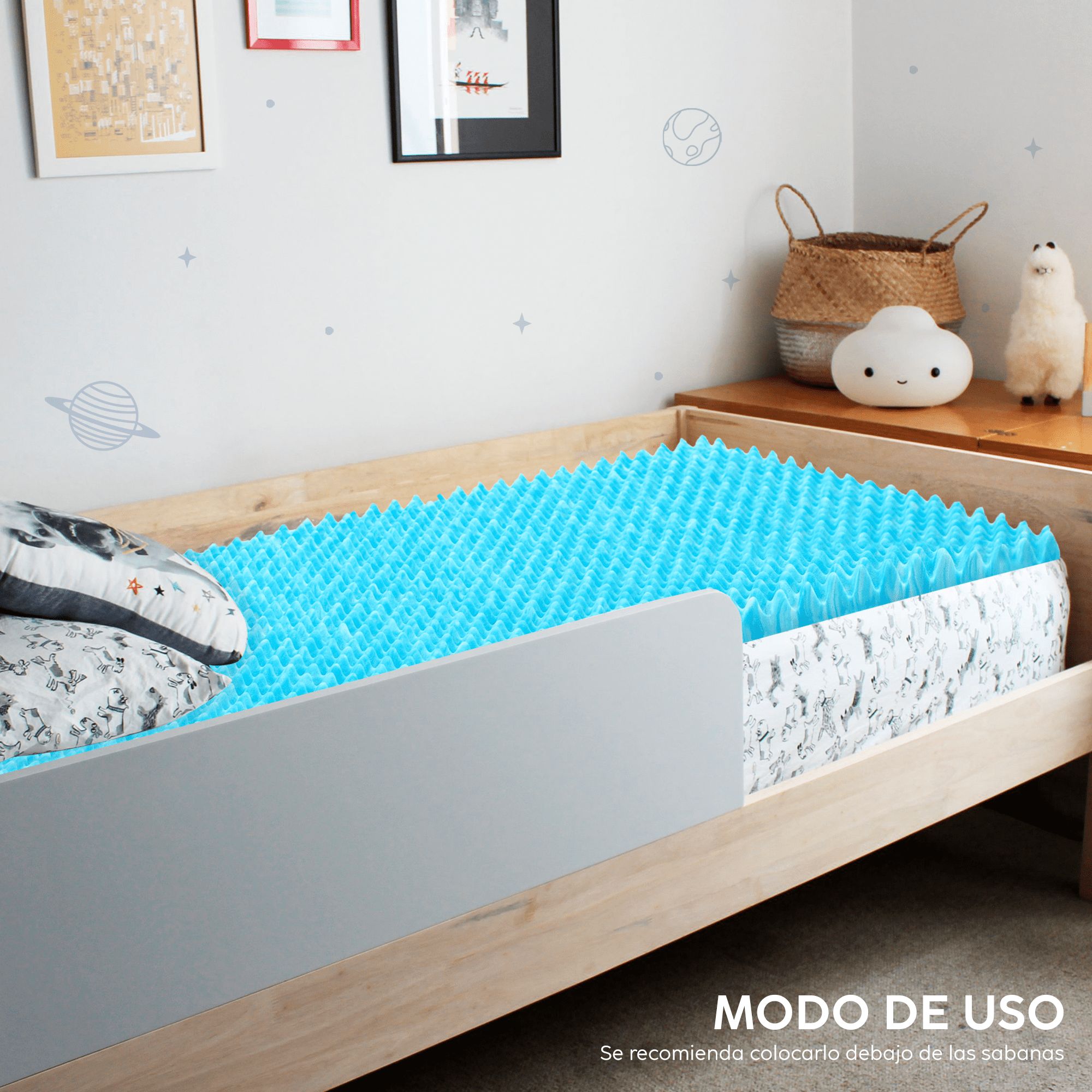 Sobre Colchón Gelconfort para Cama Hospitalaria DR JOOHN GEL CONFORT ...