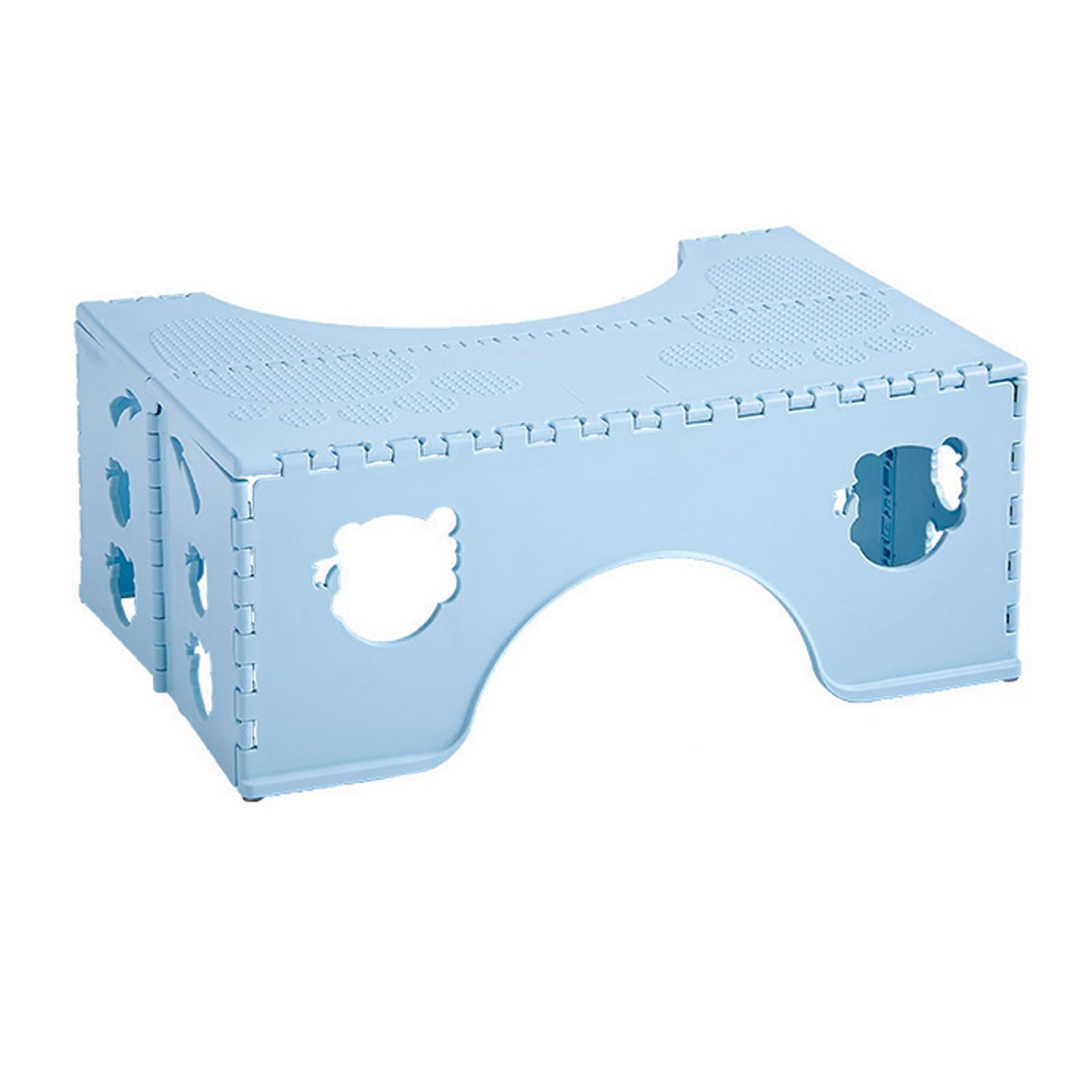 Toilet Seat Stool, Multifunction under Desk Foot Rest, Collapsible ...