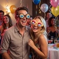 Blinking Eye Glasses, Funny Glasses for Adults, Funny Winking Googly ...