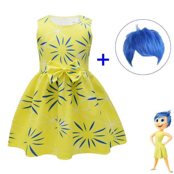 Disfraz de cosplay de la película Inside Out 2 Disgust para niñas ...