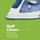 Hamilton Beach Durathon Clothing Iron, Steam Iron for Clothes with ...