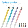 TSV Universal Stylus Pen, 2 in 1 High Sensitivity Stylus for iPad ...