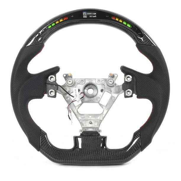 LED Race Digital Display Steering Wheel, Carbon Fiber LED Lights ...