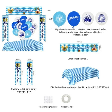 Oktoberfest Balloon Decoration Set Oktoberfest Party Bavaria Decoration ...