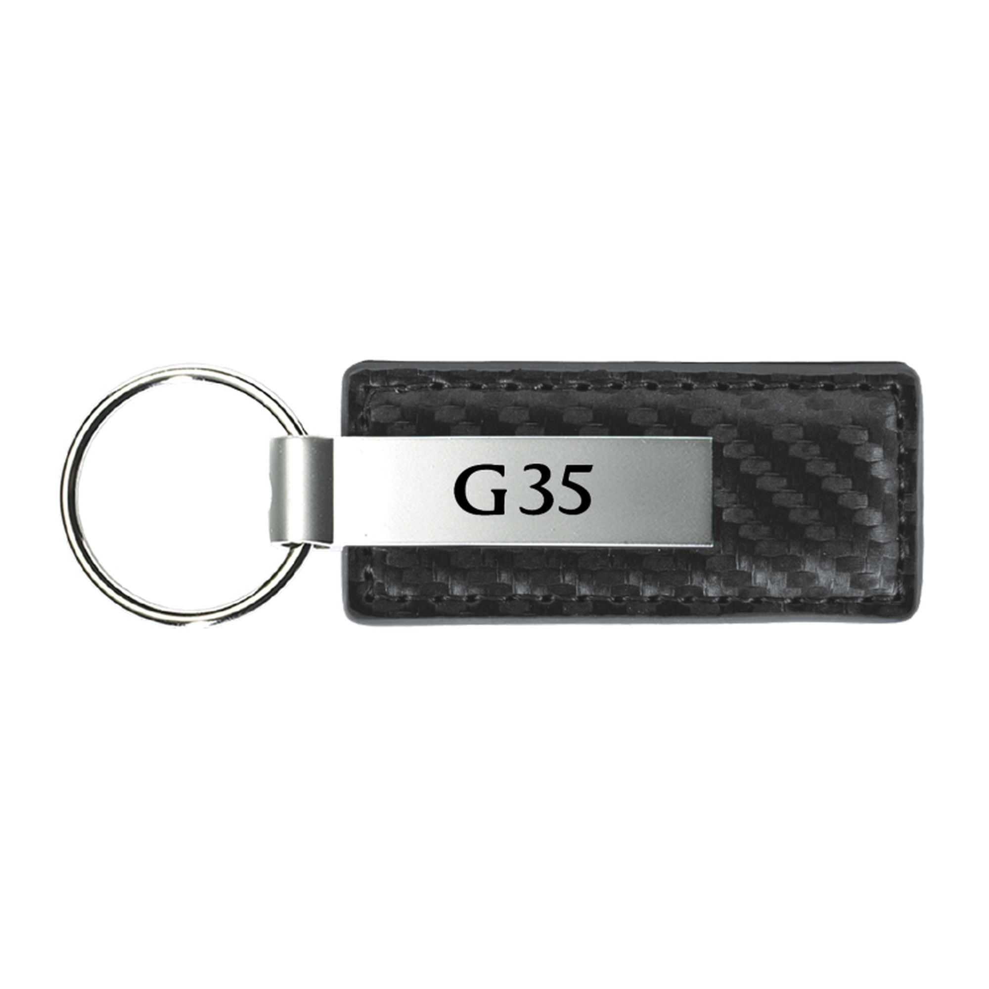 Infiniti G35 Carbon Fiber Leather Key Chain (Gun Metal) - Walmart.com