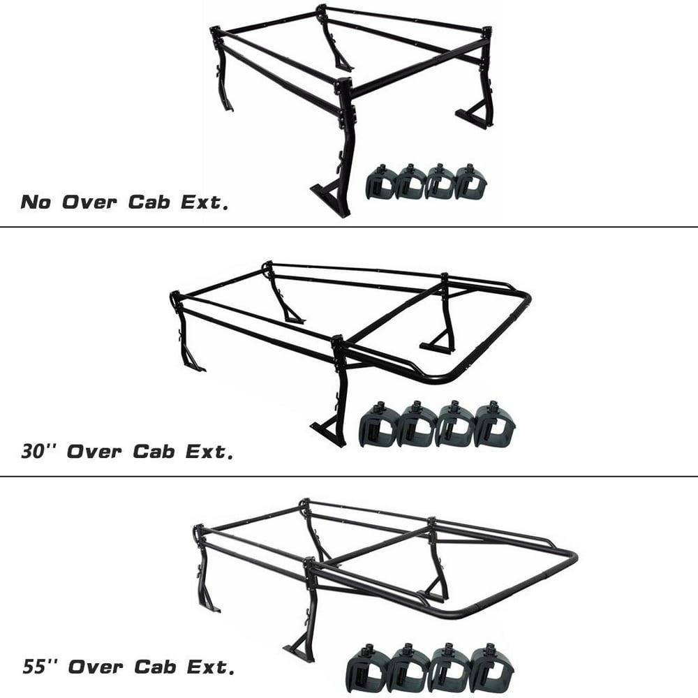 AA-Racks Model X39-8Clamp Short Bed Truck Ladder Rack Side Bar with No ...