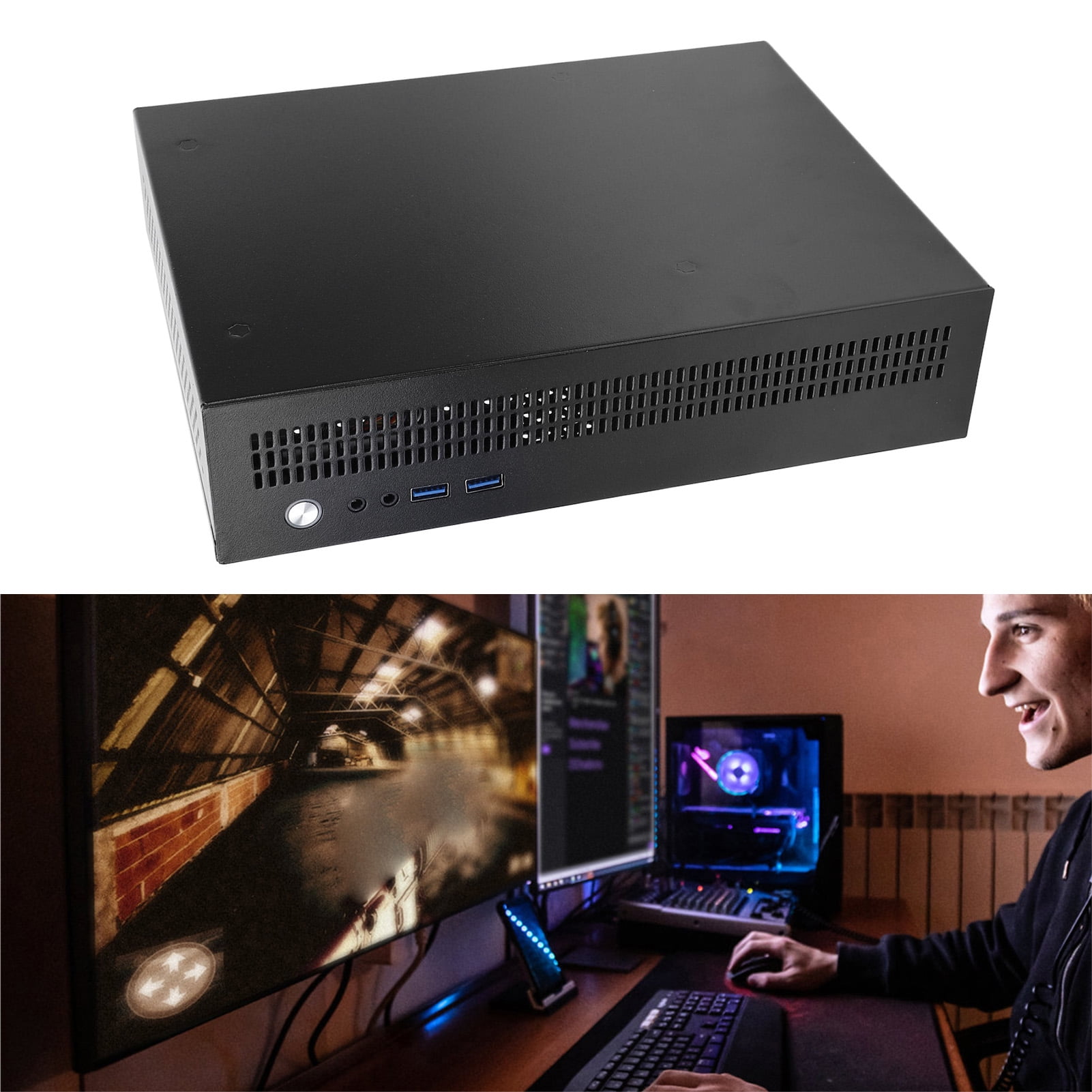 Caja De Computadora ITX, Chasis De Computadora De Escritorio ...