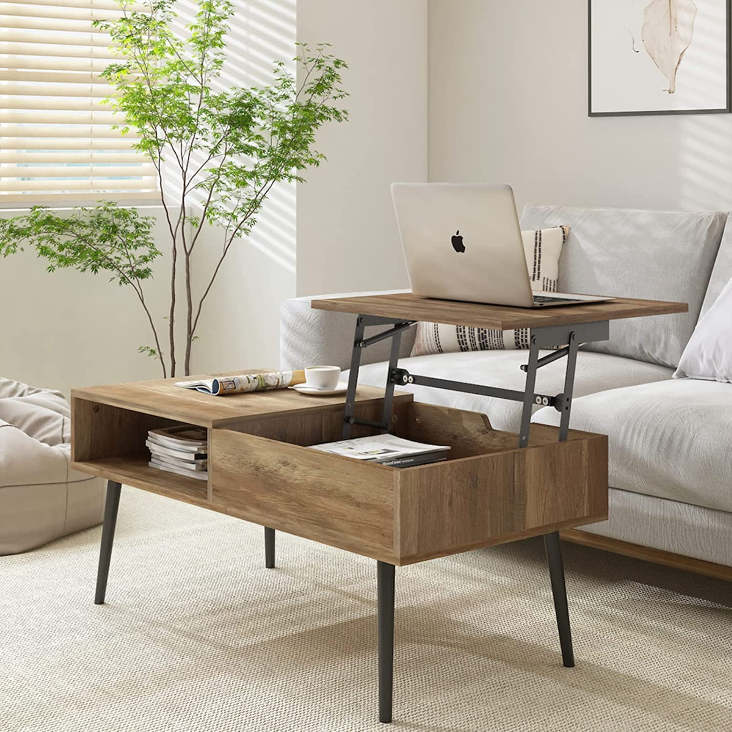 Coffee Table Living Room Tables - Lift Top Coffee Table with Storage 39 ...