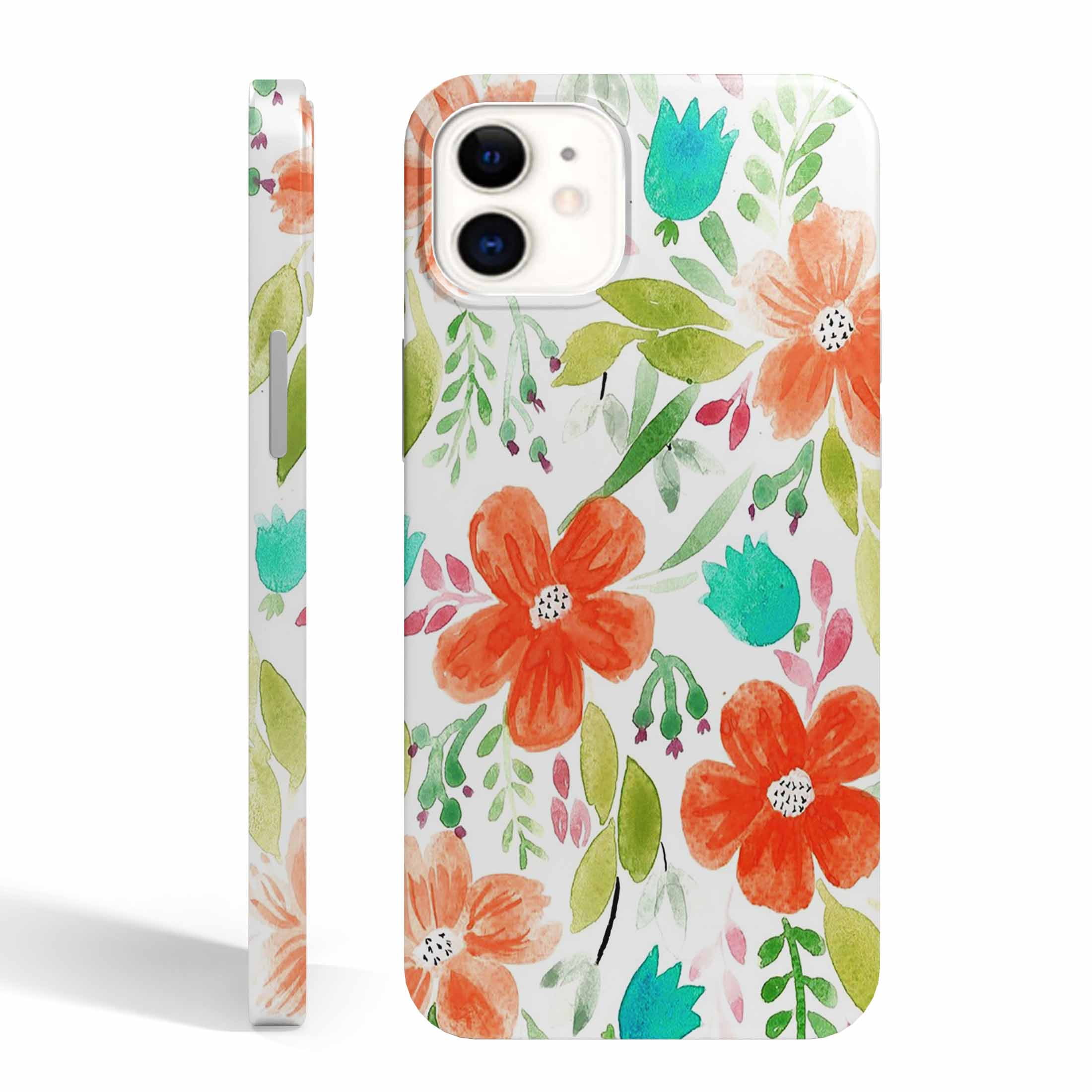 Tobelint Watercolor Roses Case for iPhone 12,Aesthetic Colourful Floral ...