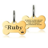Personalized Engraved Dog Tags and Cat Tags, Custom Pet ID Tags, Dog ...
