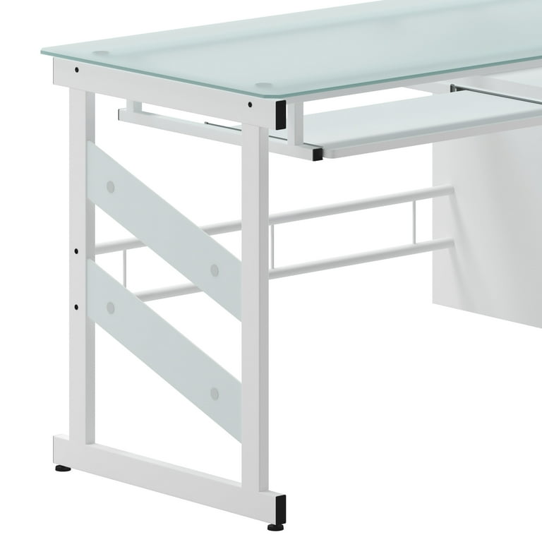 Frosted glass top desk store
