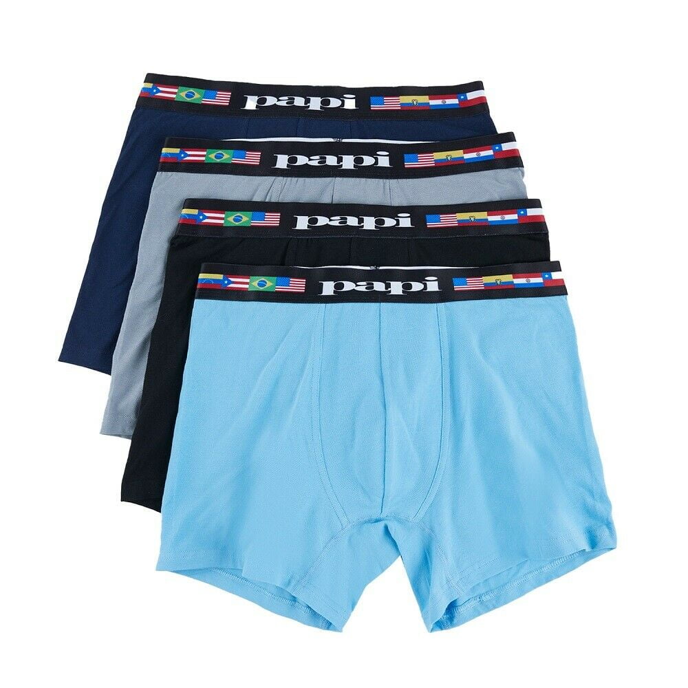 Papi Pride Boxer Briefs 4 Pack Mens - 990003 - Walmart.com
