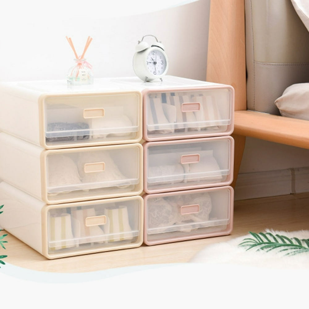 Drawer Type Underwear Storage Box Panties Socks Stackable Storage