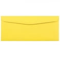 JAM Paper No. 10 Window Envelopes, 4 1/8 x 9 1/2, Yellow, 250/Pack ...