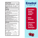 Emetrol Nausea and Upset Stomach Relief Liquid Medication, Cherry, 4 oz ...