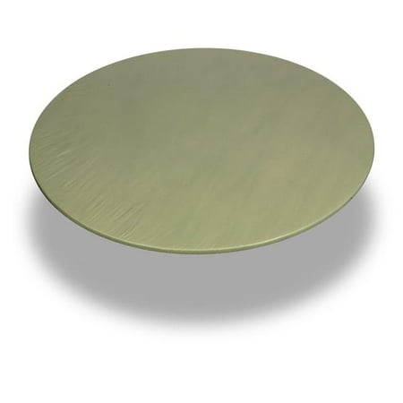 SFLN-F48RD-42 48 in. Round Fitted Vinyl Tablecloth, Sage | Walmart Canada