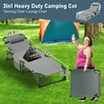 Folding Camping Bed Cot 500lb Loading Portable Adults Sleeping Cots
