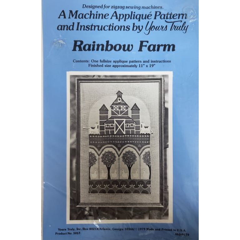 Sewing Machine Applique Quilt Patterns