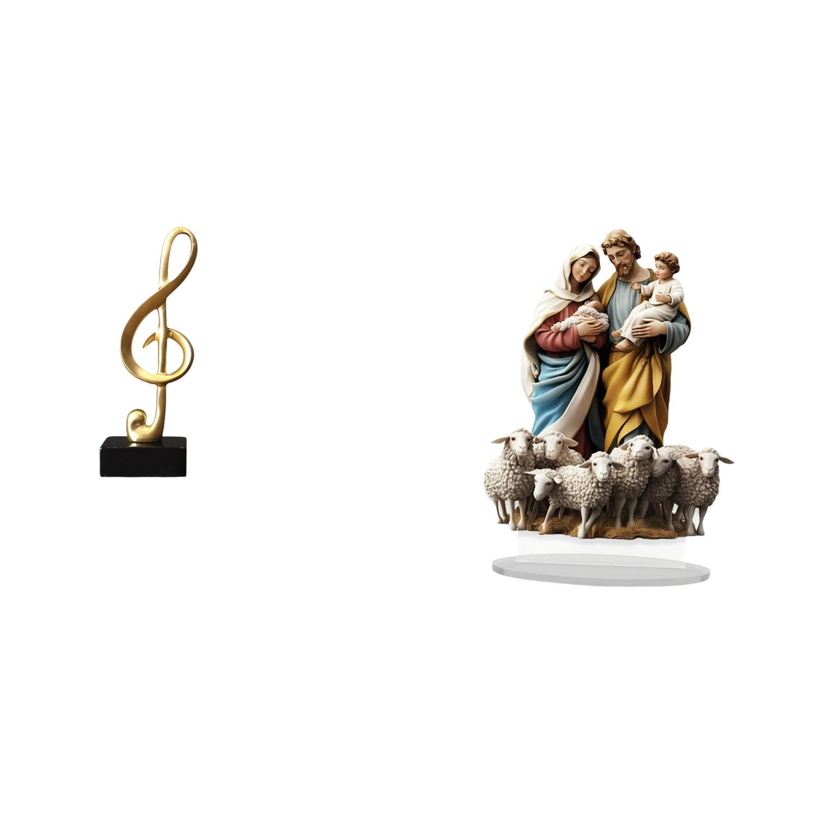 Escultura de nota musical, figura de escritorio, letrero de mesa ...