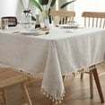 55 x 102 Inch Tablecloth for Dining Table Rustic Farmhouse Kitchen ...