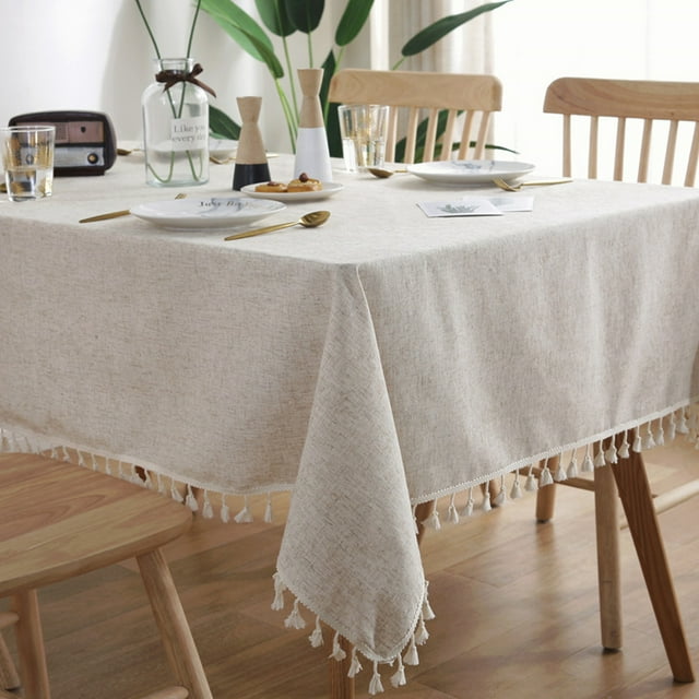 55 x 102 Inch Tablecloth for Dining Table Rustic Farmhouse Kitchen ...