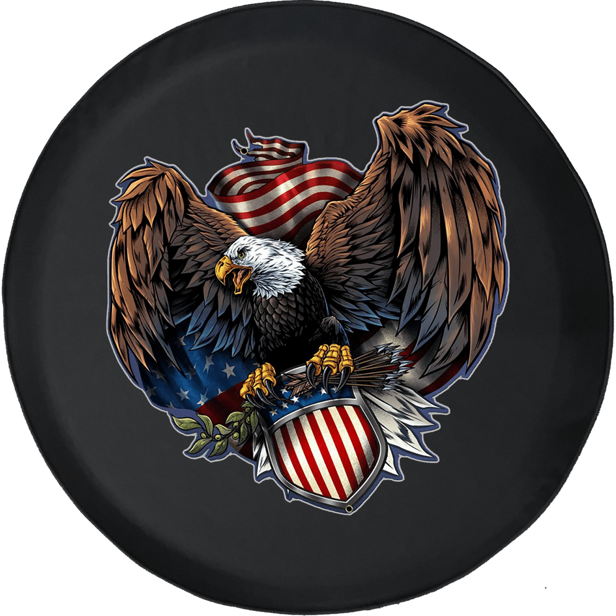 Eagle Holding Shield