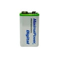 MaximalPower 9 Volt Li-Ion Rechargeable Battery (1 Pack) HIGH Capacity ...