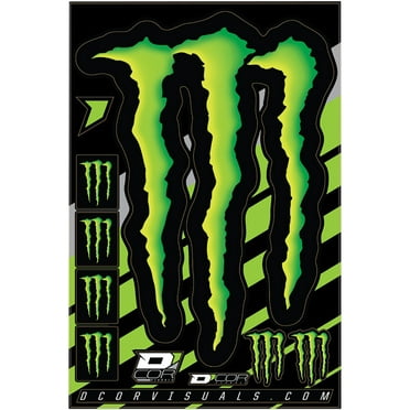 DCOR Decal Sheet 4mm Monster Energy 40-90-102 - Walmart.com