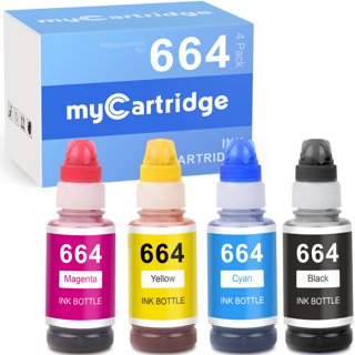4 Pack Refill Ink Bottles Compatible for Canon HP Brother Lexmark ...