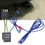 CARROFIX Vehicle 4 Way Flat Plug to Boat Trailer 5 Way Flat Wiring ...