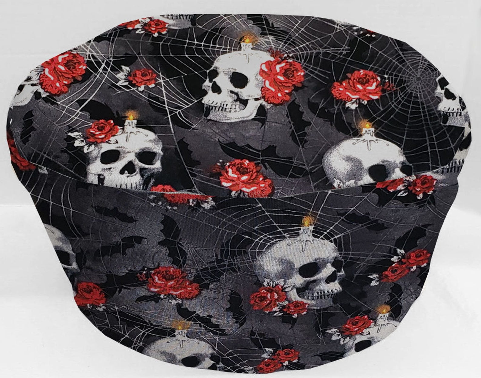 Skulls Webs & Roses Slow Cooker Cover by Penny's Needful Things (All ...