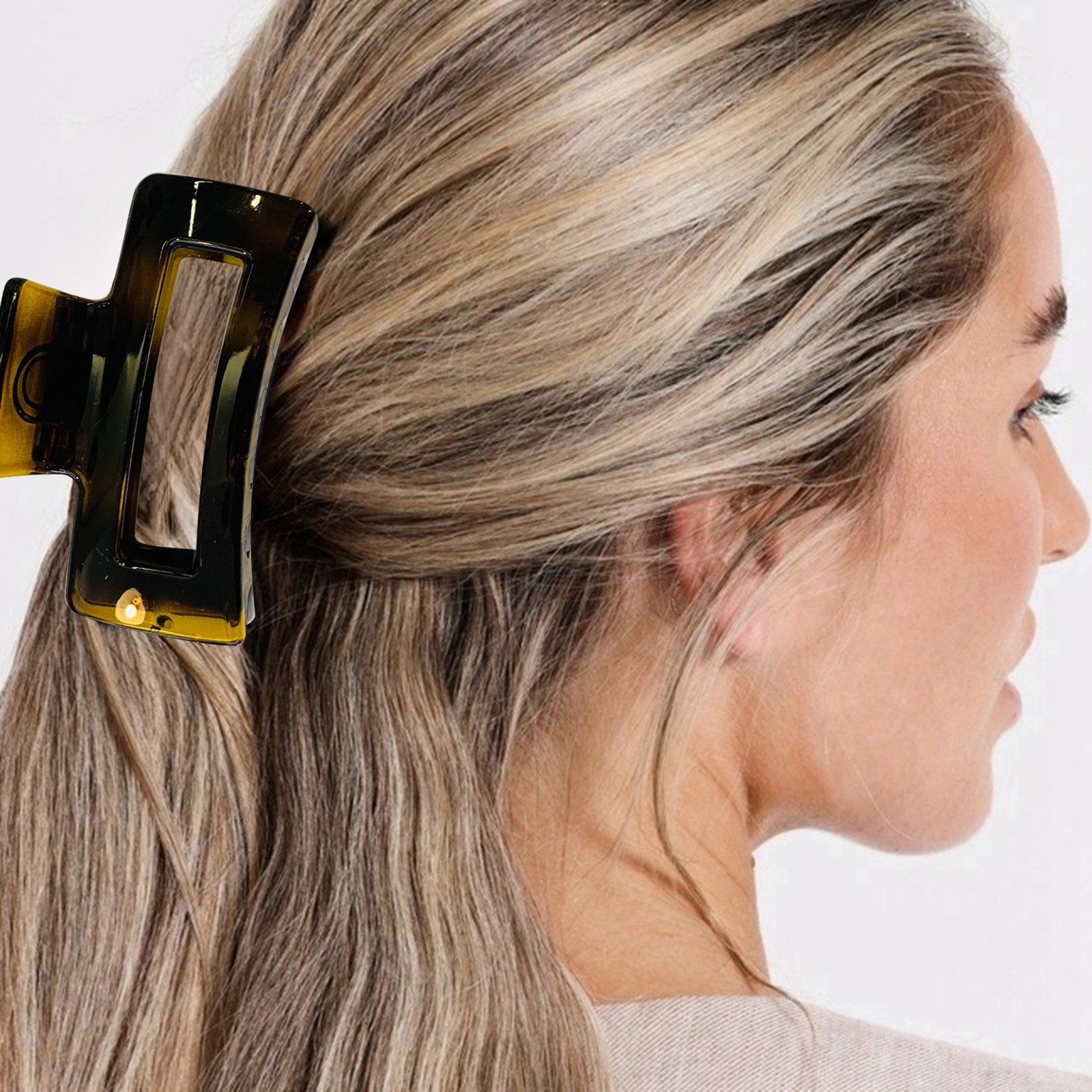 1 Pack 2.36 Inch Medium Hair Clips For Women Girls Thick Hair Large ...