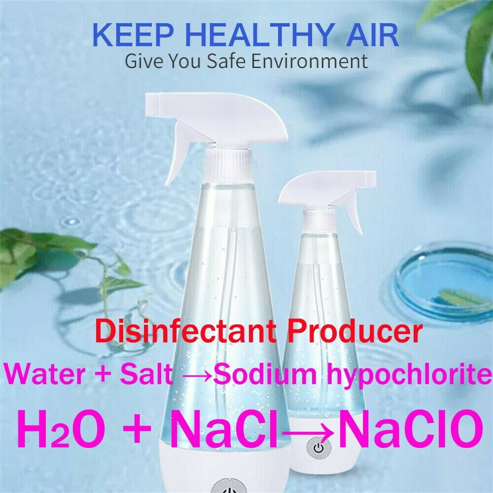 Disinfection Spray Bottle Household DIY Disinfectant Hypochlorous Acid ...