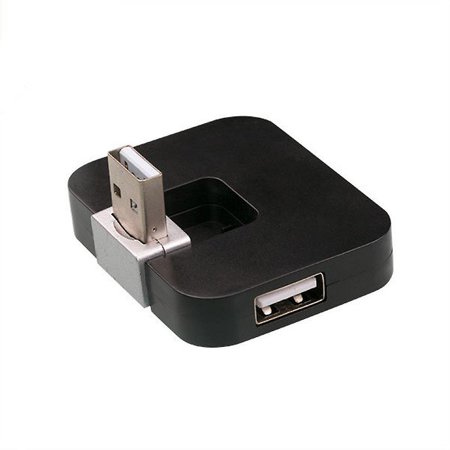 Rotating Usb 2.0 Hub Usb To Usb Splitter (black) | Walmart Canada